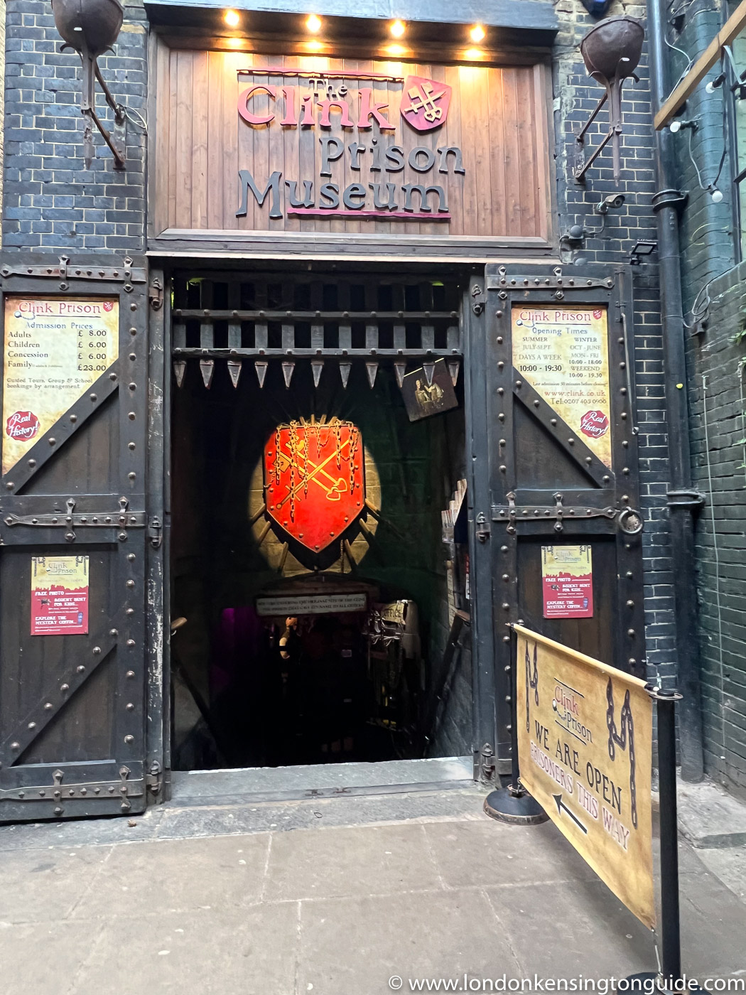 Visiting Clink Prison Museum - London Kensington Guide