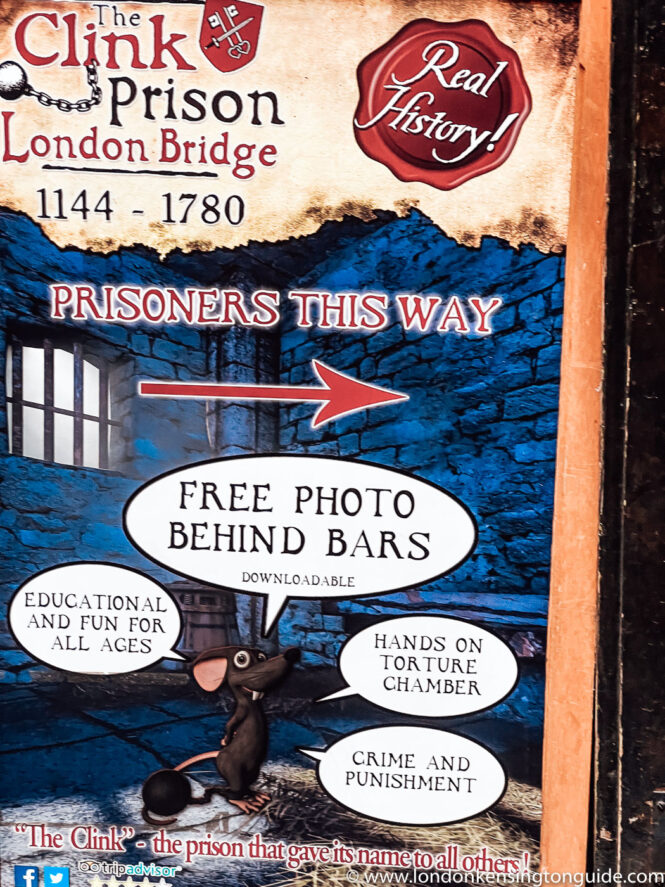 Visiting Clink Prison Museum - London Kensington Guide