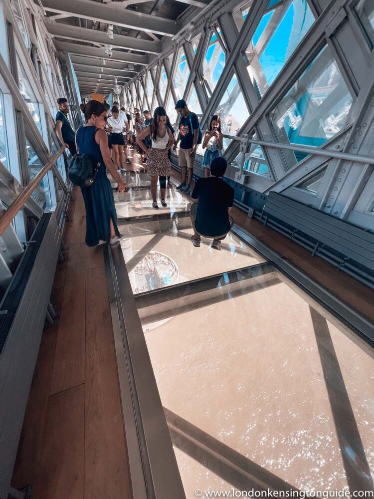 Walking On Tower Bridge Glass Floor Walkway - London Kensington Guide