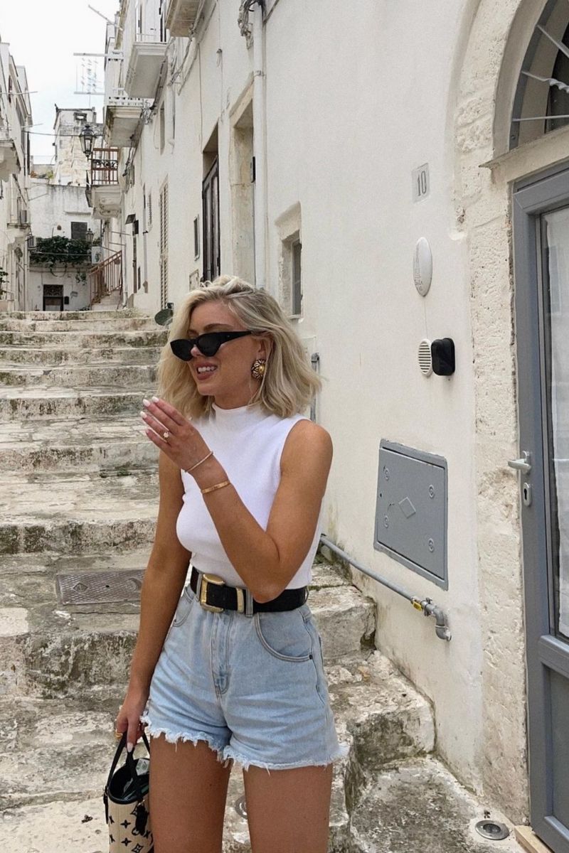 27 Stylish Denim Shorts Outfits Perfect For Any Summer Activity 27 Stylish Denim Shorts Outfits Perfect For Any Summer Activity