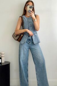 24 Double Denim Outfit Ideas Perfect For Any Occasion - London ...