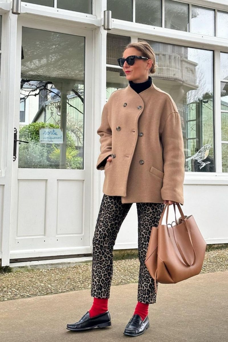 29 Leopard Print Pants Outfit Ideas For Every Occasion You Copy With ...