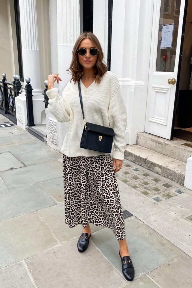 28 Chic Leopard Print Skirt Outfits Ideas For Effortlessly & Versatile ...