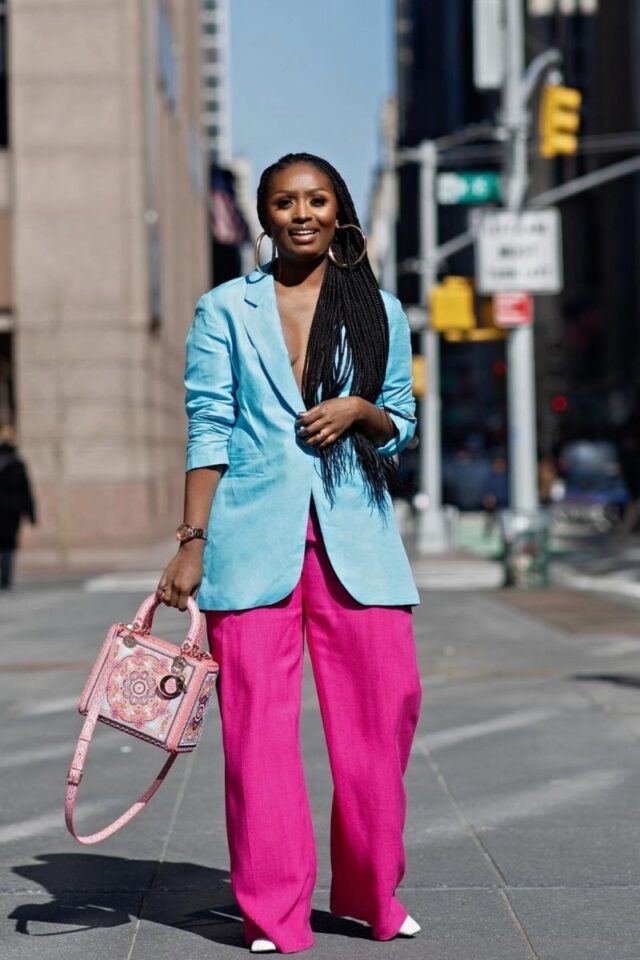 22 Cute Pink Pants Outfit Ideas You Can Copy Easily - London Kensington ...