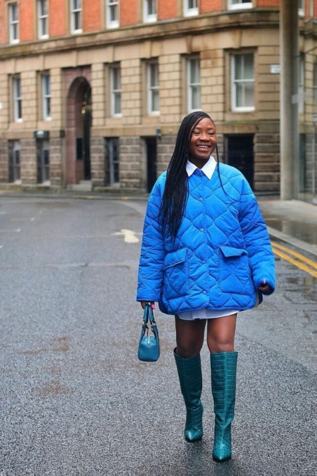 21 Cozy Quilted Jacket Outfit Ideas - Tip On How To Style Quilted ...