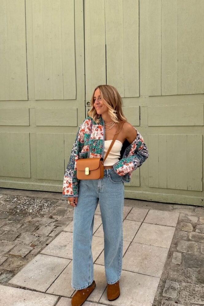 21 Cozy Quilted Jacket Outfit Ideas - Tip On How To Style Quilted ...