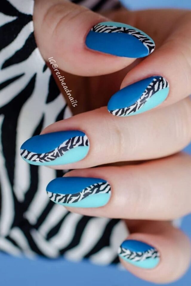 25 Brilliant Blue Nail Designs to Inspire Your Next Manicure - London ...