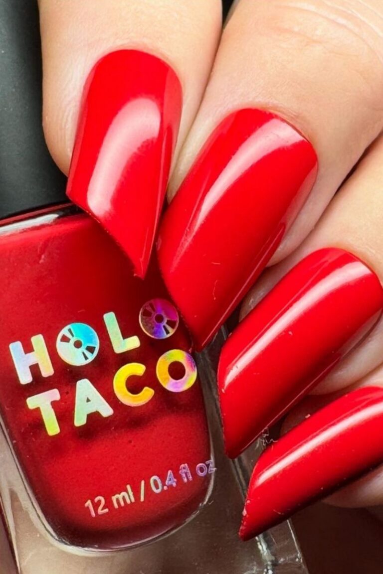 30 Lipstick Nail Idea Design To Inspire You Next Nail Appointment ...