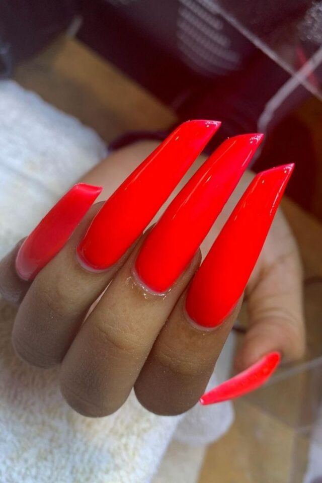 30 Lipstick Nail Idea Design To Inspire You Next Nail Appointment ...