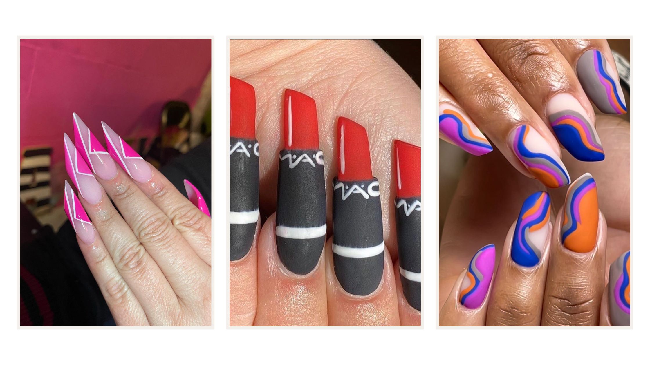 30 Lipstick Nail Idea Design To Inspire You Next Nail Appointment ...