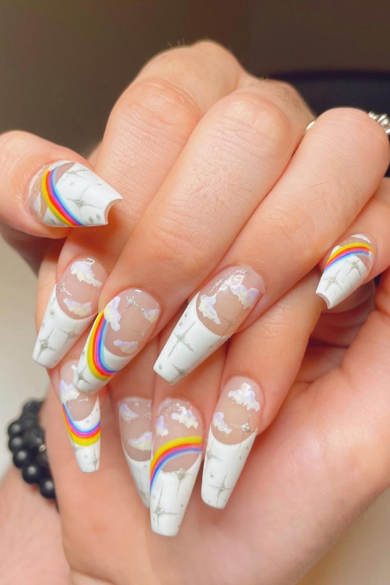25 Cute Rainbow Nail Ideas: A Splash of Color for Your Next Manicure ...