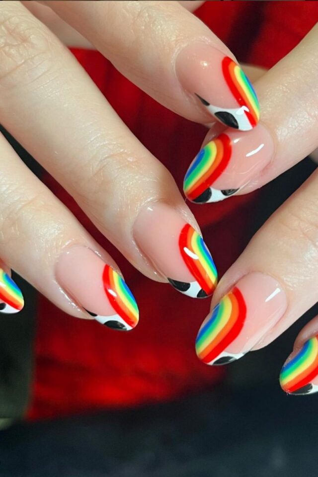 25 Cute Rainbow Nail Ideas: A Splash of Color for Your Next Manicure ...