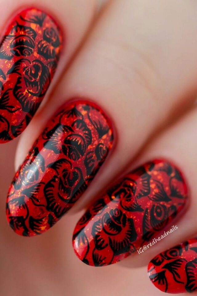 31 Stunning Red Nail Designs To Inspire Your Next Manicure - London ...