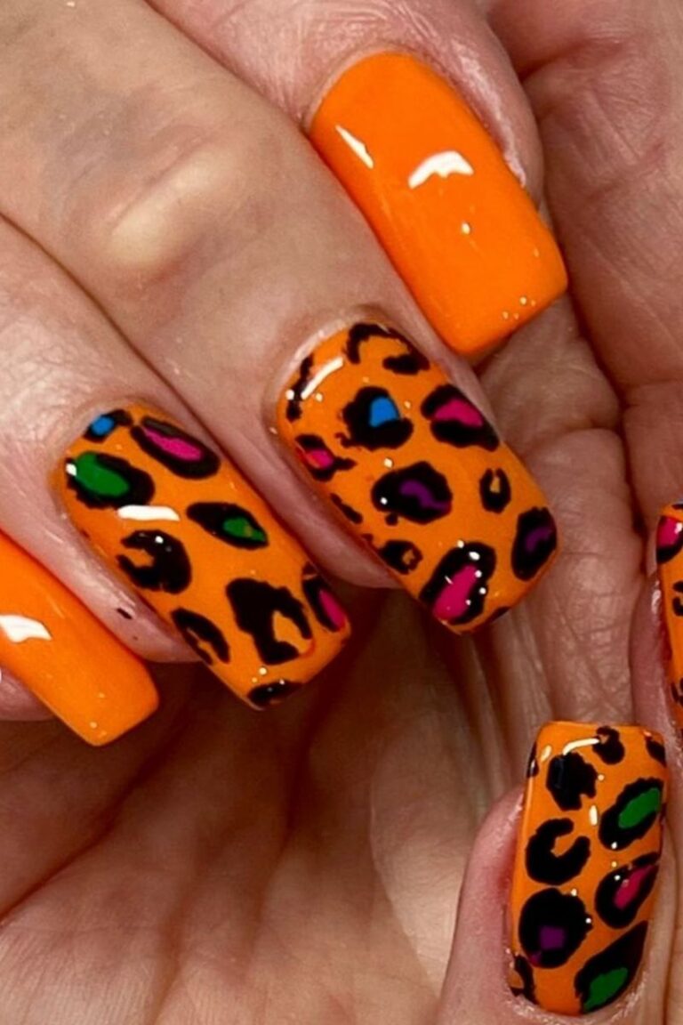 24 Gorgeous Orange Nail Designs for Your Next Manicure - London ...