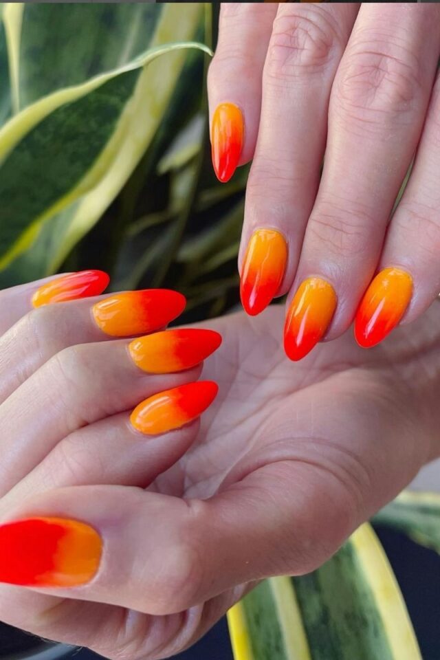 24 Gorgeous Orange Nail Designs for Your Next Manicure - London ...