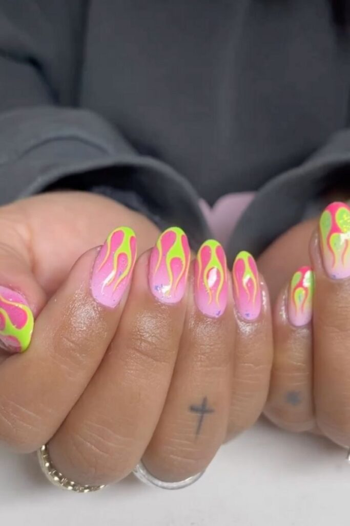 28 Pretty Pink And Green Nail Designs To Inspire Your Next Manicure ...