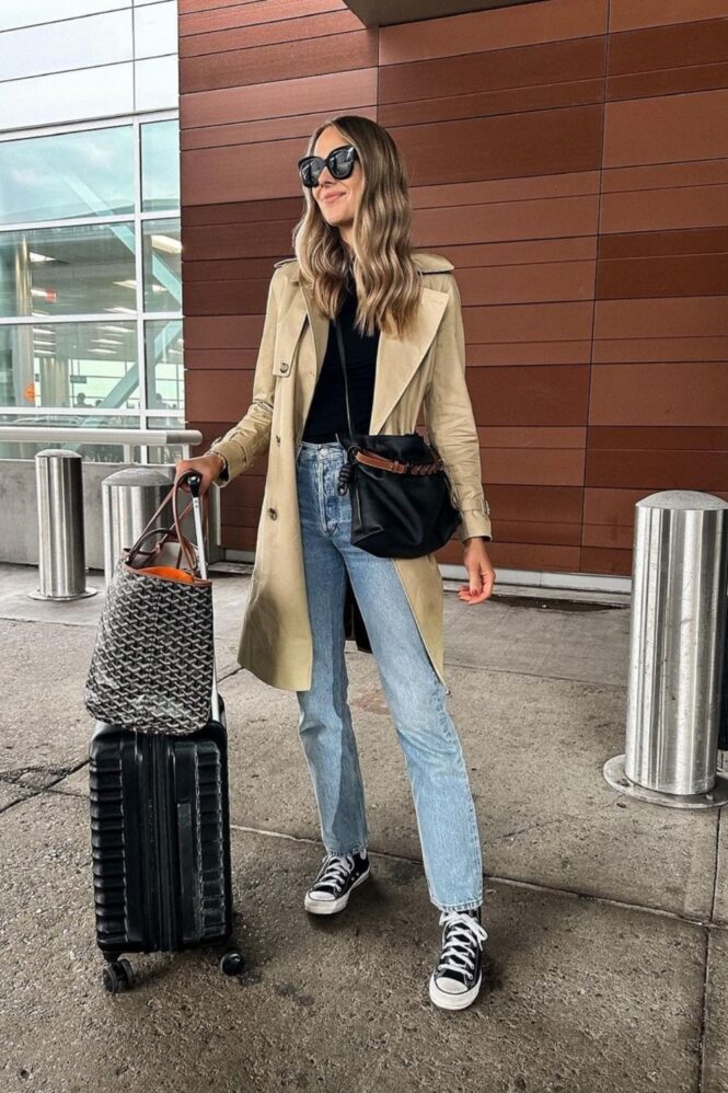 Travel In Style: 25 Fall/Winter Airport Outfits That Keep You Cozy and ...