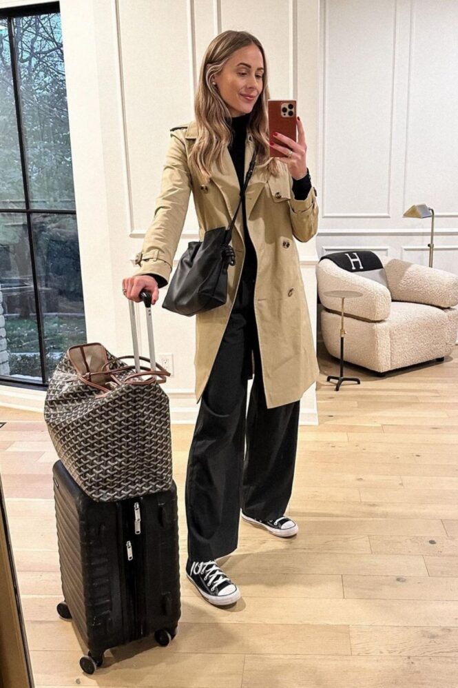 Travel In Style: 25 Fall/Winter Airport Outfits That Keep You Cozy and ...