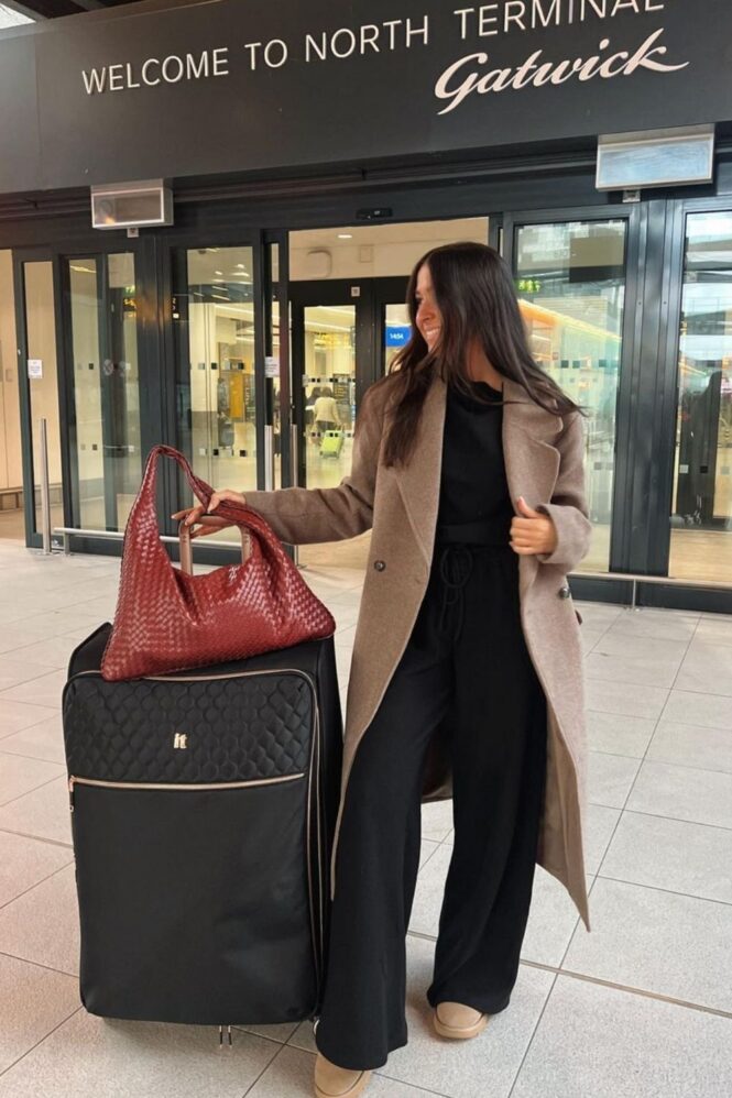 Travel In Style: 25 Fall/Winter Airport Outfits That Keep You Cozy and ...