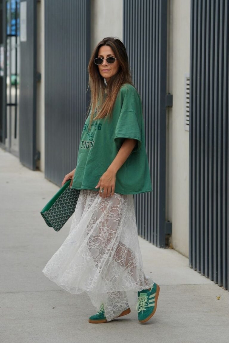 22 Stylish Ways to Rock Green Sneakers: Trendy Outfit Ideas - London ...