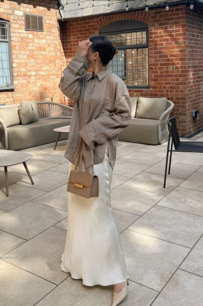 32 Silk Skirt Outfit Ideas That Are Chic, Effortless & Perfect for Any ...