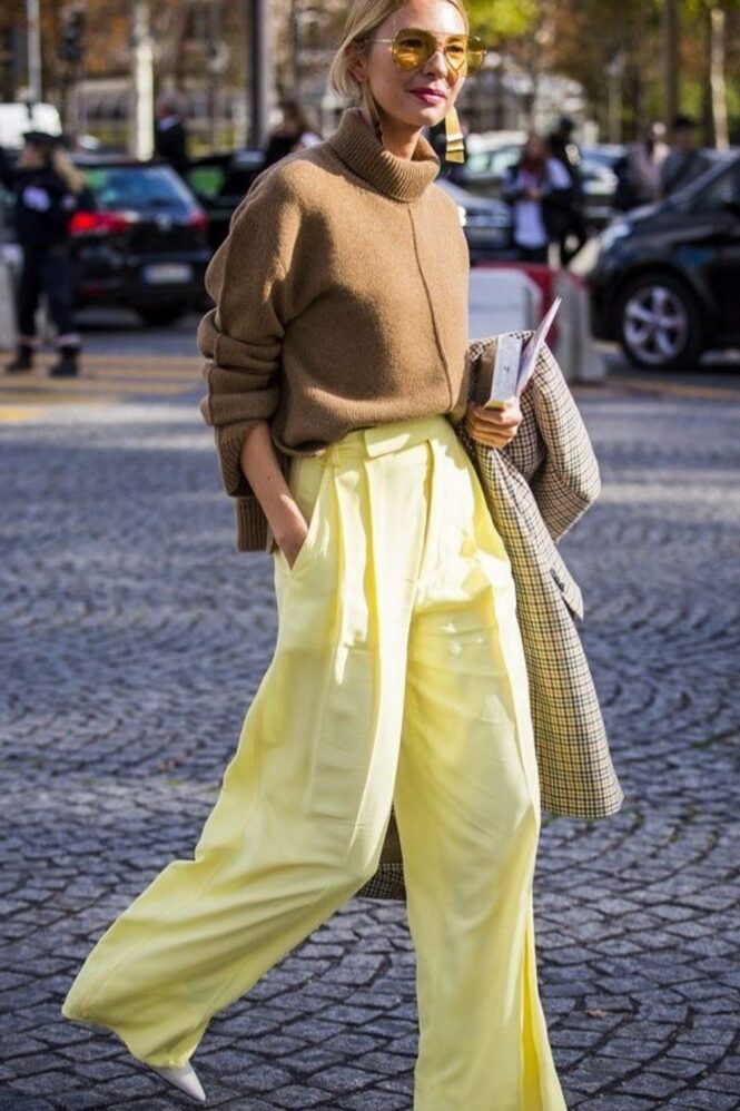 28 Fresh Yellow Pants Outfit Ideas That’ll Instantly Brighten Your ...