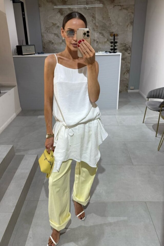 28 Fresh Yellow Pants Outfit Ideas That’ll Instantly Brighten Your ...