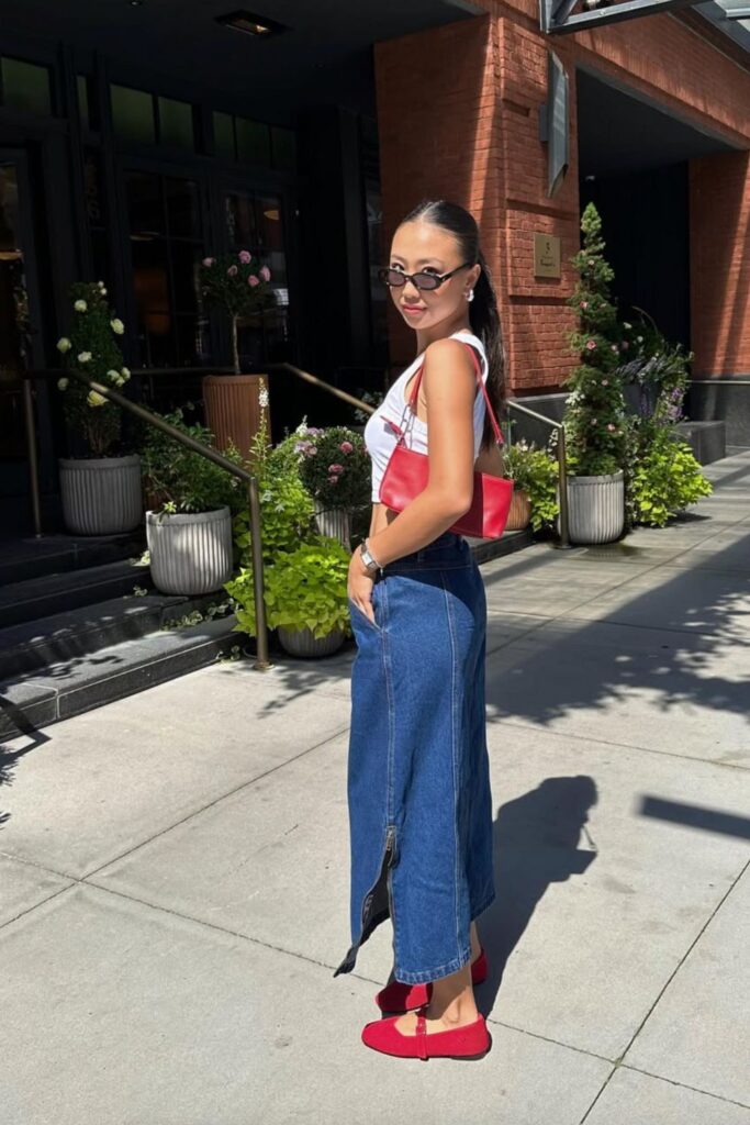 30 Chic Red Mary Jane Shoes Outfit Ideas to Try This Season - London ...