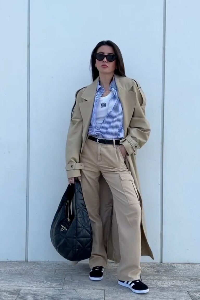 30 Chic Beige Cargo Pants Outfit Ideas Including How to Style Them ...