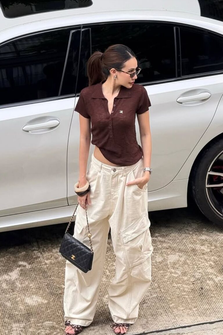 30 Chic Beige Cargo Pants Outfit Ideas Including How to Style Them ...