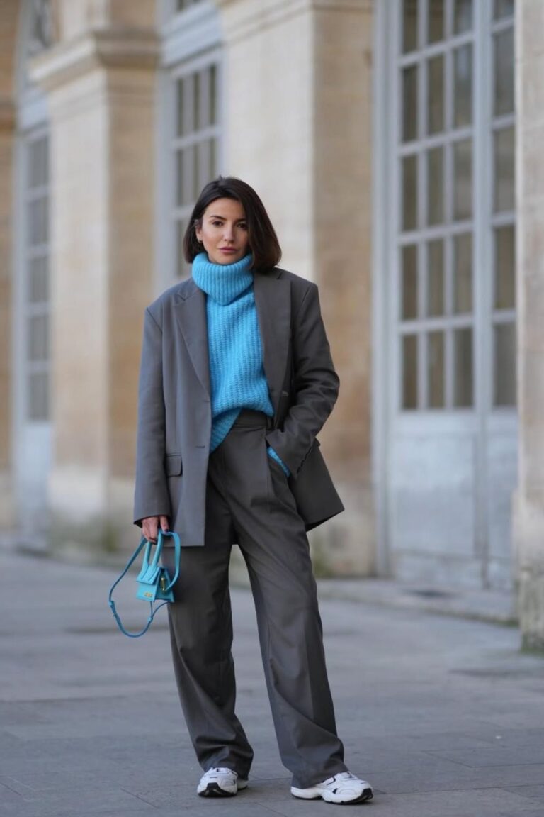 Blue Sweater Outfit Ideas: 33 Stylish Looks You’ll Want to Recreate ...