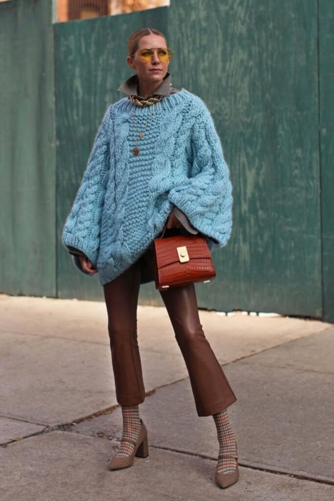 Blue Sweater Outfit Ideas: 33 Stylish Looks You’ll Want to Recreate ...