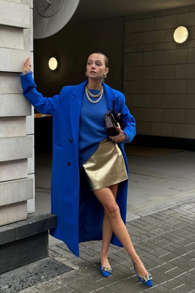 Blue Sweater Outfit Ideas: 33 Stylish Looks You’ll Want to Recreate ...