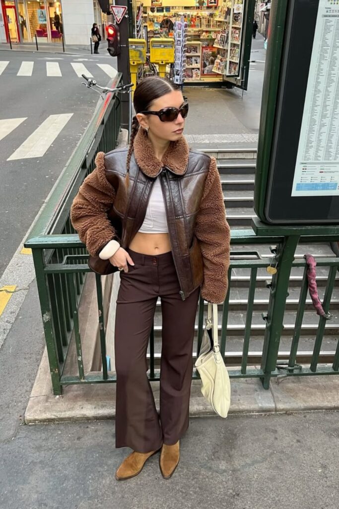 38 Brown Jacket Outfit Ideas That Prove This Color Works With ...