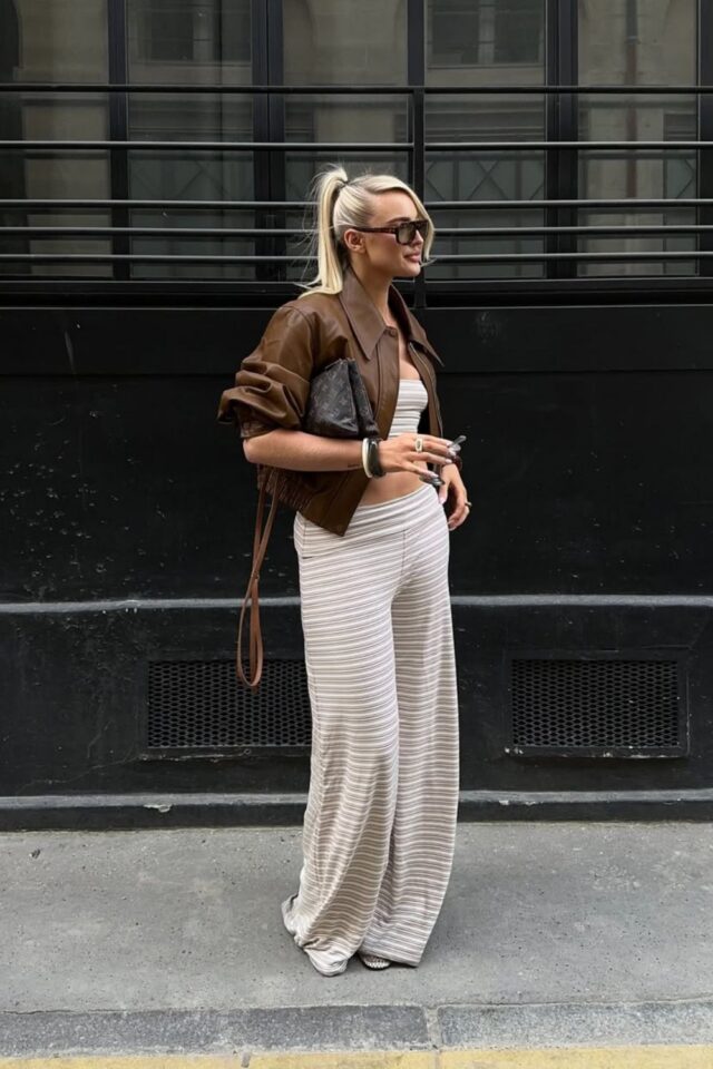 38 Brown Jacket Outfit Ideas That Prove This Color Works With ...
