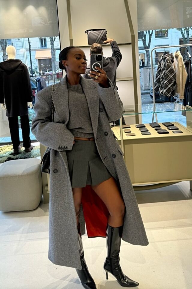 27 Best Grey Coat Outfit Ideas You’ll Want to Copy This Season - London ...