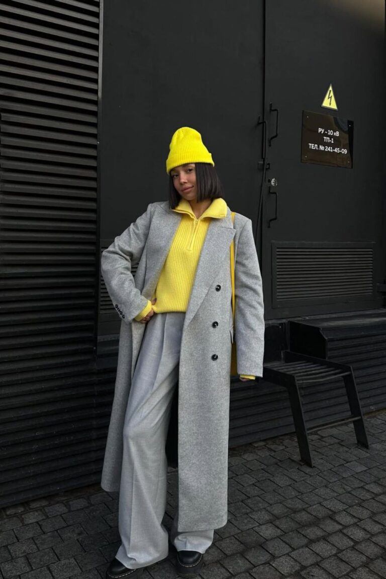 27 Best Grey Coat Outfit Ideas You’ll Want to Copy This Season - London ...
