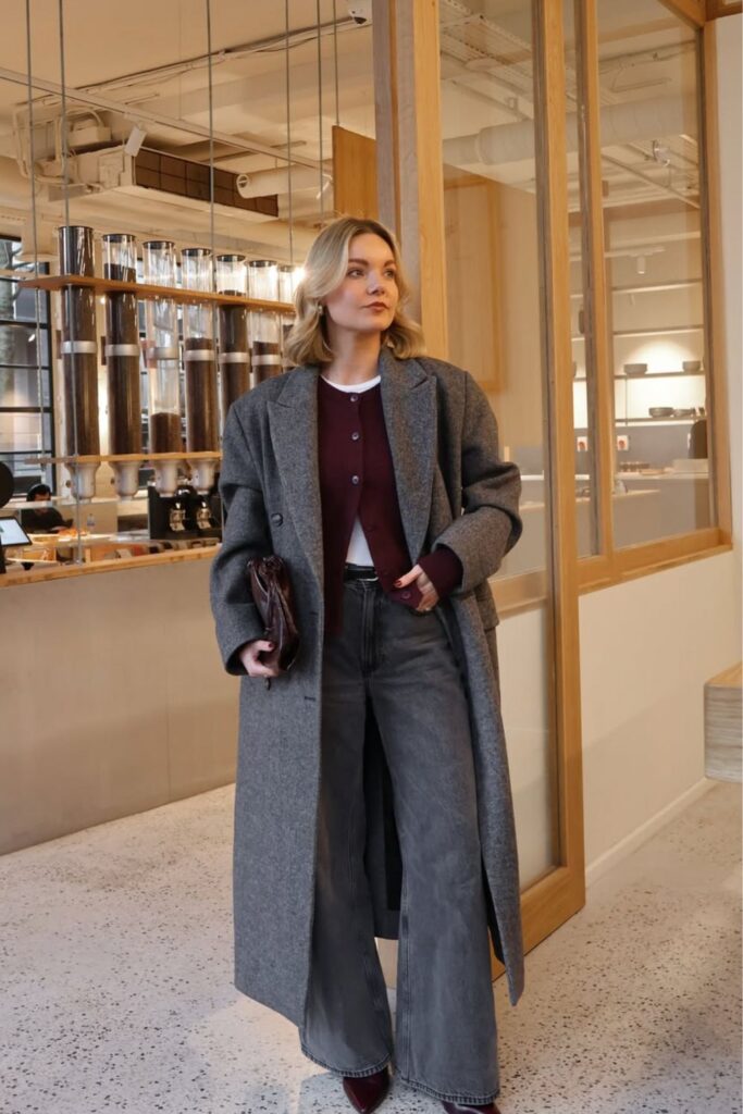 27 Best Grey Coat Outfit Ideas You’ll Want to Copy This Season - London ...