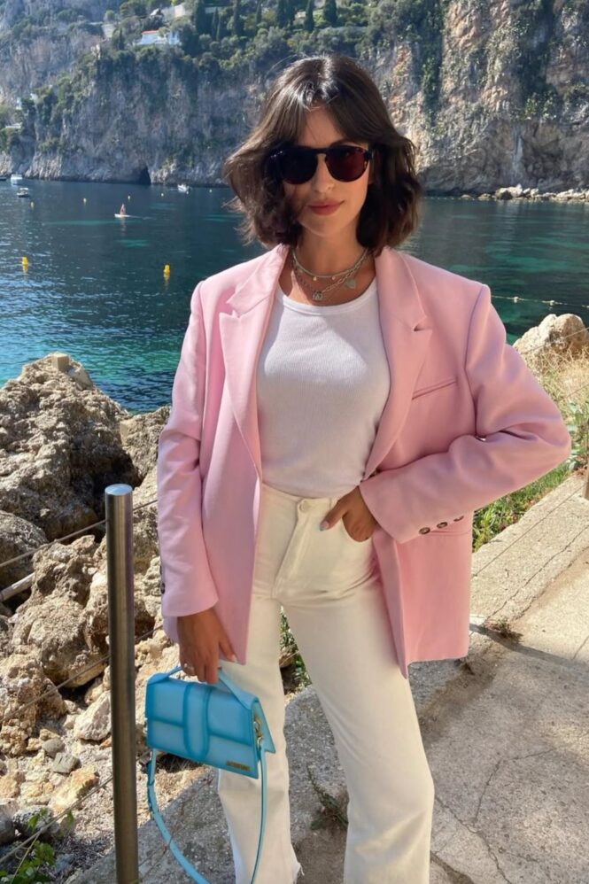 Pink Blazer Outfit Ideas: 31 Looks That Prove Pink Is the Ultimate ...