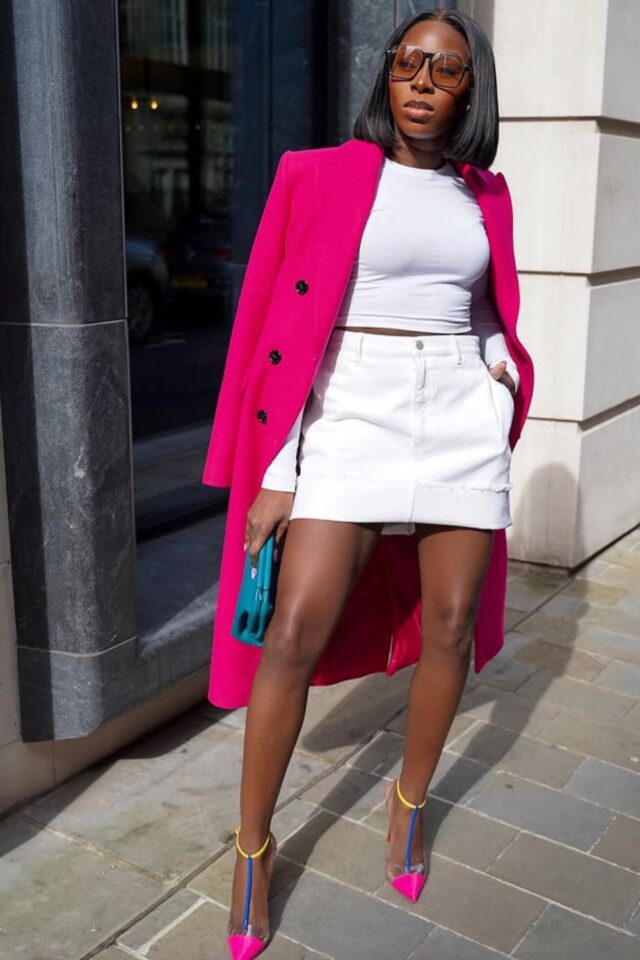 32 Pink Coat Outfit Ideas That Prove Hot Pink Is the New Neutral ...