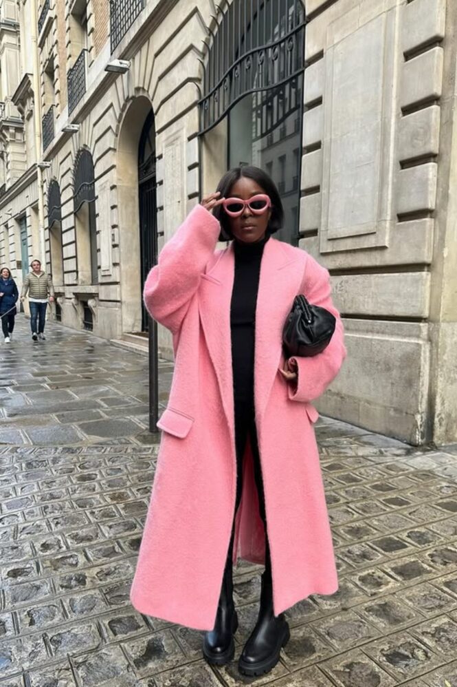 32 Pink Coat Outfit Ideas That Prove Hot Pink Is the New Neutral ...