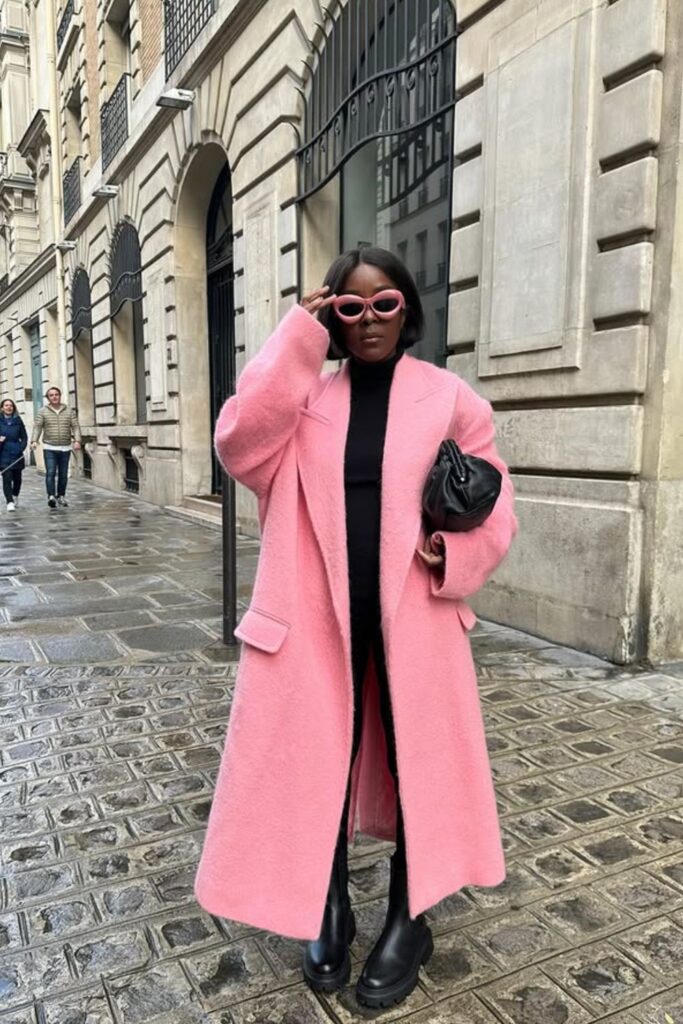 32 Pink Coat Outfit Ideas That Prove Hot Pink Is the New Neutral ...