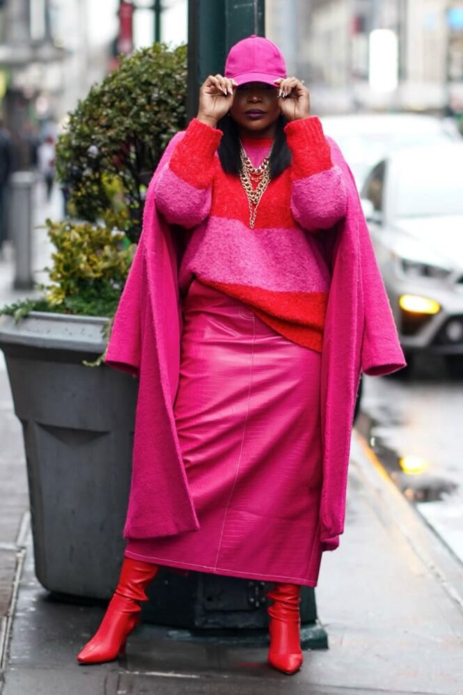32 Pink Coat Outfit Ideas That Prove Hot Pink Is the New Neutral ...
