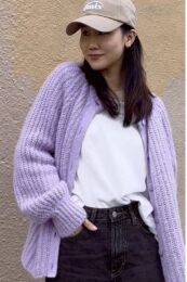 24 Purple Cardigan Outfit Ideas That Prove This Colour Is Surprisingly ...