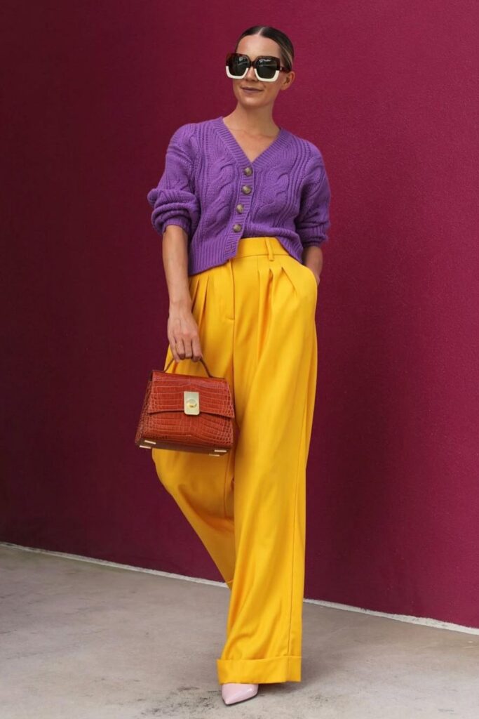 24 Purple Cardigan Outfit Ideas That Prove This Colour Is Surprisingly ...