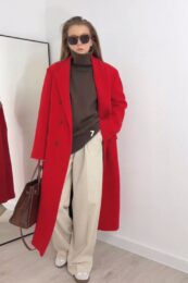 Red Coat Outfit Ideas: 30 Chic Ways to Wear a Red Coat This Season ...