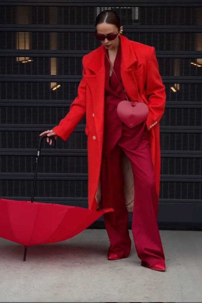Red Coat Outfit Ideas: 30 Chic Ways to Wear a Red Coat This Season ...
