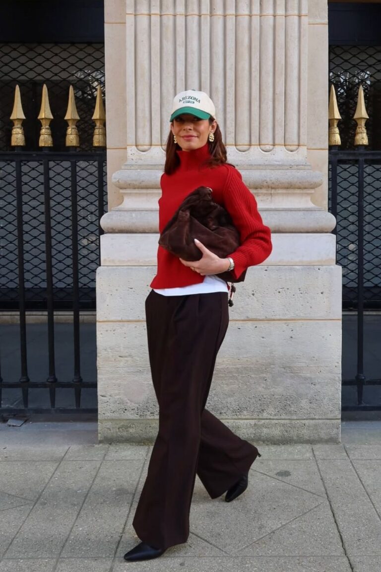 31 Chic Red Sweater Outfit Ideas You’ll Want to Copy Immediately ...
