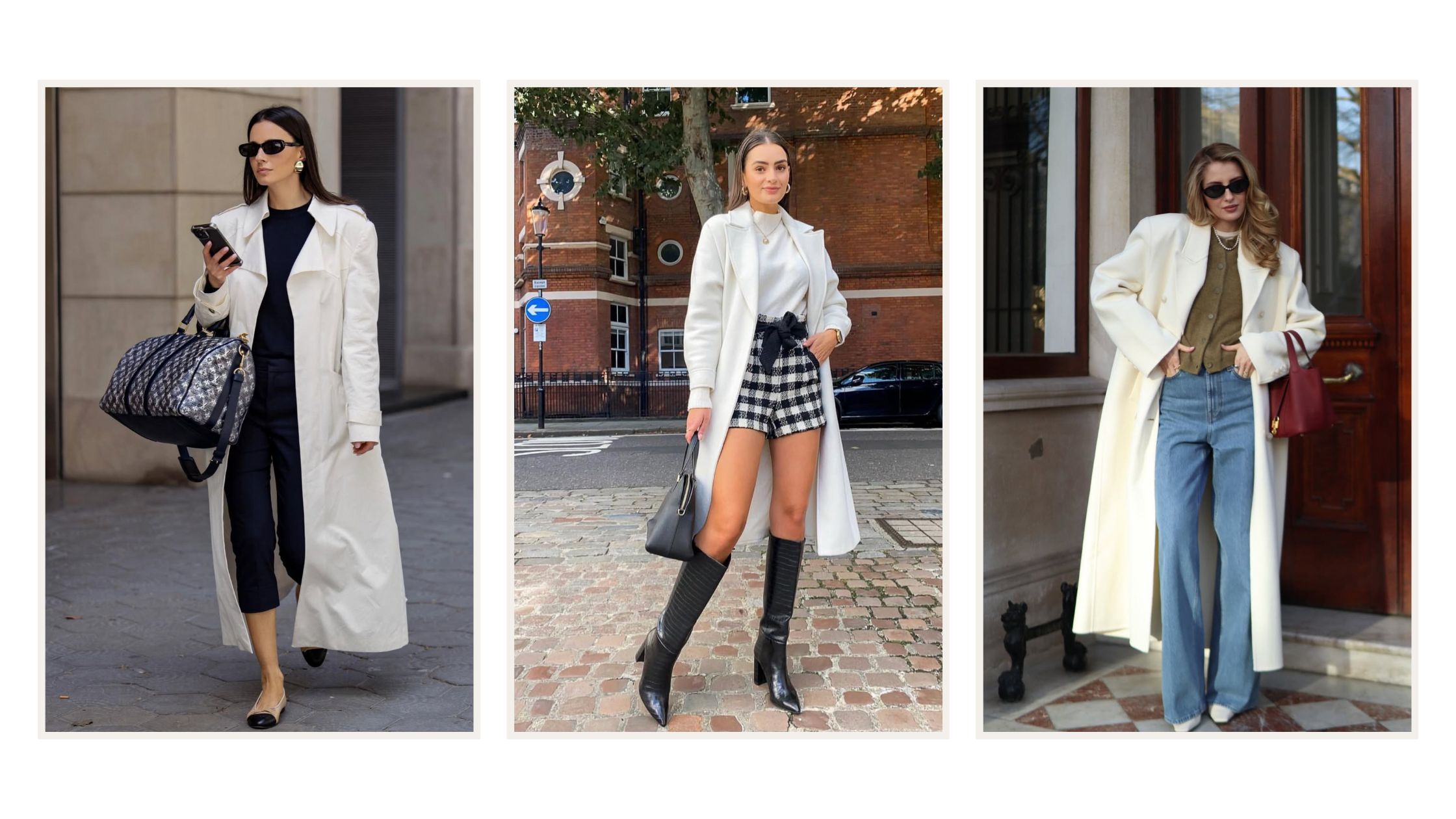 36 White Coat Outfit Ideas: Chic, Cozy And Effortlessly Polished ...