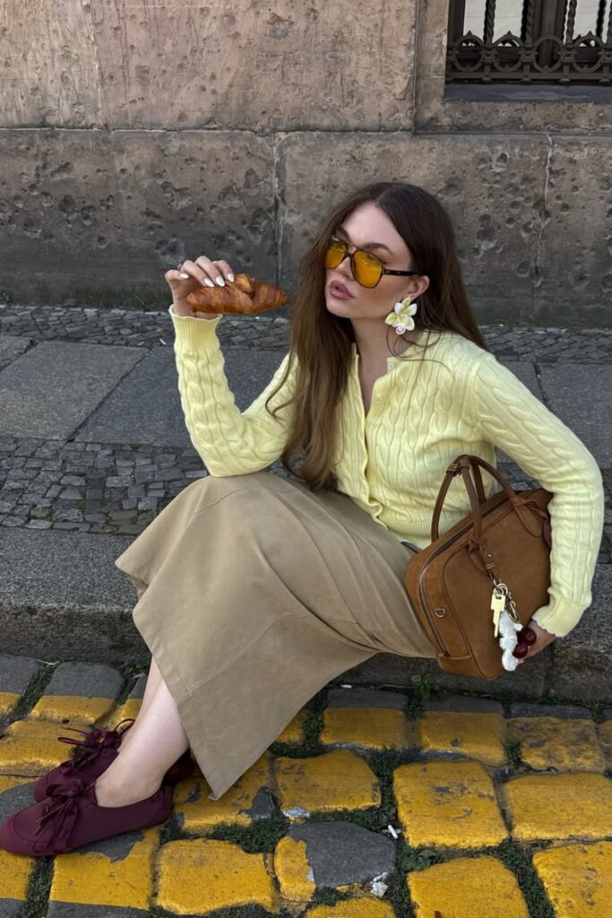 Yellow Cardigan Outfit Ideas: 29 Chic, Fresh And Effortlessly Stylish ...